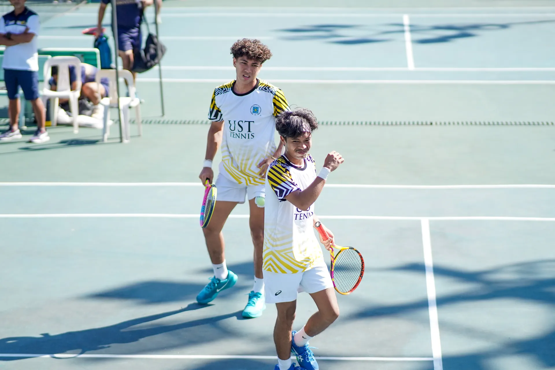 Tiger Tennisters escape NU to open UAAP S86 title defense • TomasinoWeb