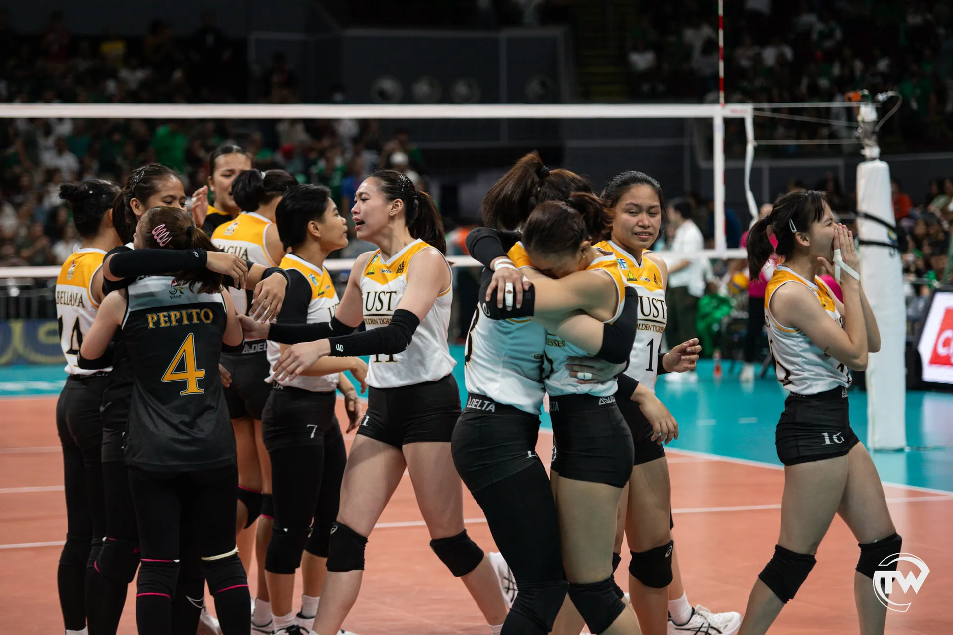 Golden Tigresses fend off defending champs DLSU in five-set thriller • TomasinoWeb